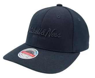 Mitchell & Ness Pinscript Basecap - Classic Red Snapback Verschlu&szlig; (verstellbar/dehnbar), Black, Herren, Frauen, Kinder, Unisex, Fr&uuml;hling, Sommer, Herbst, Winter