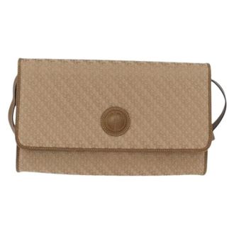 Gucci Sac &agrave; bandouli&egrave;re vintage en toile Pre-owned - Femme - Pre-owned - Beige - Taille: ONE Size