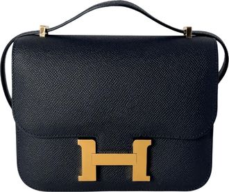 Herm&egrave;s Hobo Bags - Hermes Constance 18 Epsom leather black full set 2 - Gr. unisize - in Schwarz - f&uuml;r Damen