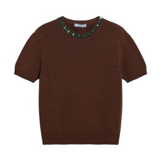 Prada Damen, Strickwaren, Braun, SGr&ouml;&szlig;e