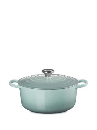 LE CREUSET manteau &agrave; design rond - Bleu