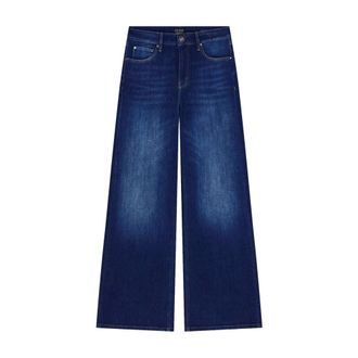 Guess Jean large Bellflower - Femme - Jeans - Bleu - Taille: W29