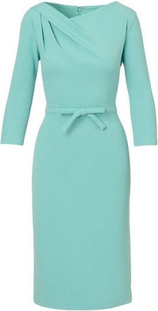 Adrianna Papell Midikleid Drape Neck Sheath Midi Dress Ma&szlig;geschneidertes und elegantes Etuikleid