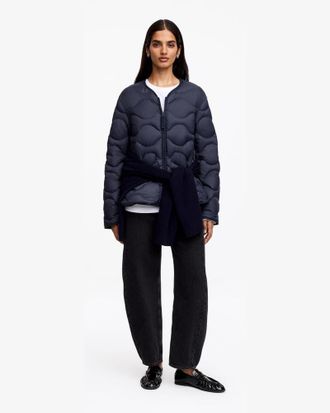 Arket Re:Down Liner-Steppjacke -Blau