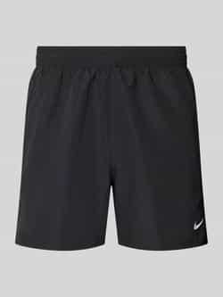 Nike Badeshorts mit Logo-Stitching und Eingrifftaschen
