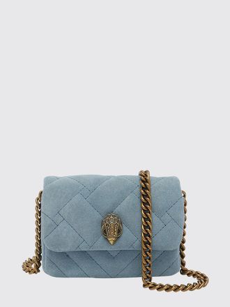Kurt Geiger Sac bandouli&egrave;re en cuir matelass&eacute; avec logo en strass