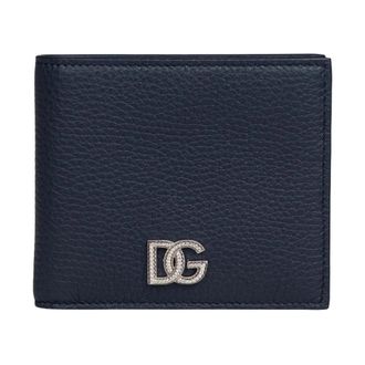Dolce & Gabbana Kalbsleder Bifold Geldb&ouml;rse - - Accessories - Herren - Blau - ONE SIZE