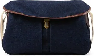 Bleu de Chauffe Sac bandouli&egrave;re jean en coton m&eacute;lang&eacute;