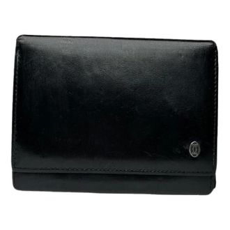 Cartier Portefeuille en cuir vintage Pre-owned - Femme - Pre-owned - Noir - Taille: ONE Size