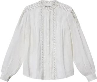 Isabel Marant Polka Shirt - - Blouses & Shirts - Damen - Wei&szlig; - M