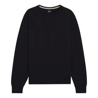 HUGO BOSS Homme, Sweatshirts et sweats &agrave; capuche, Noir, Taille: L Crew Neck SweaT-shirt