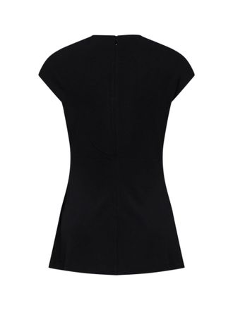 Toteme Womens Jersey Top Black Viscose Tops