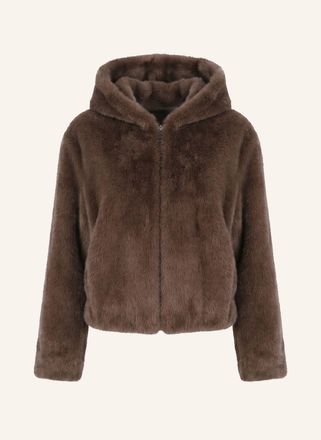 BLONDE No.8 Blonde No.8 Kunstfell-Jacke Luisa braun