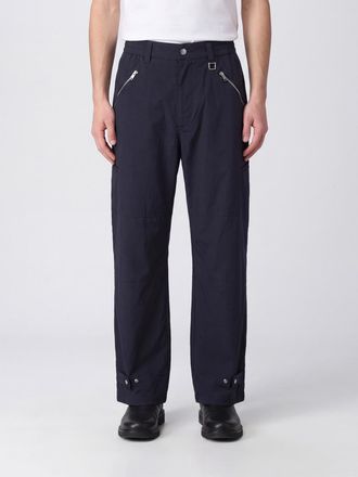 Wooyoungmi Wide-Leg-Hose aus Baumwollmischung mit G&uuml;rtelschlaufen und D-Ring