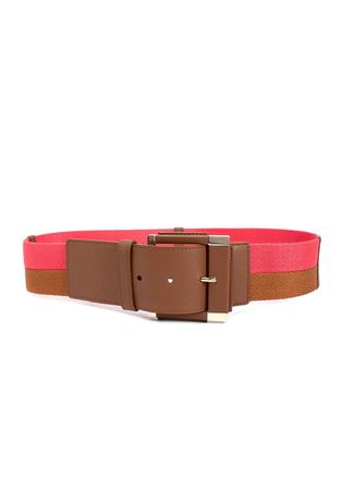 Loro Piana Bicolour Fabric Belt - Size 75 Size XXS