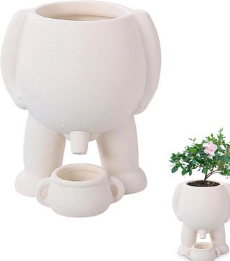 Mociun Piss Pot Pflanzgefäß, Pinkelnde, lustige Vase, Piss-Topf für Pflanzen, lustiger Sukkulententententopf, Ornament, Desktop, skurrile Pflanzgefäße für Zi