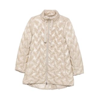 Herno Midi Steppjacke - - Jackets - Damen - Beige - S