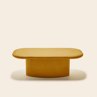 Madura Table Basse Calix Terre docre - JAUNE