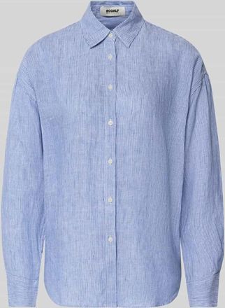 Ecoalf Relaxed Fit Leinenbluse mit Streifenmuster Modell DARIA
