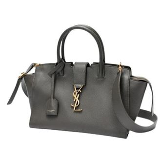 Saint Laurent Pre-owned Vintage Handtasche - - Pre-owned - Damen - Grau - ONE SIZE
