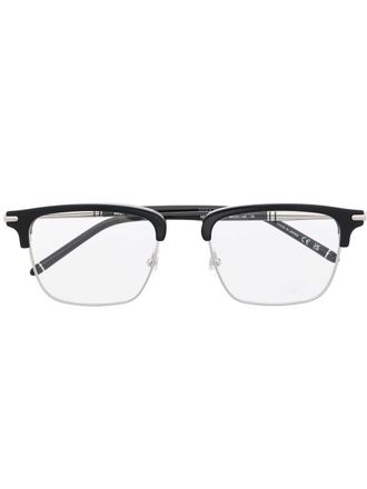 Montblanc lunettes de vue &agrave; monture carr&eacute;e - Noir