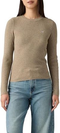 Levi's Pull c&ocirc;tel&eacute; pour Femme, Taupe Gris chin&eacute; B, S