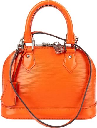 Louis Vuitton Crossbody Bags - Louis Vuitton Orange Epi Leather Alma BB Handbag - Gr. unisize - in Orange - für Damen