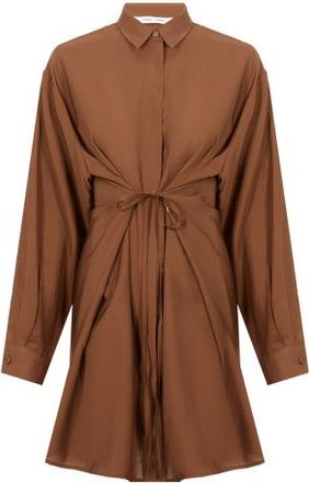 Sams&oslash;e & Sams&oslash;e Robe chemise satin&eacute;e