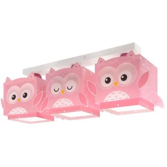 Dalber Plafonnier chambre denfant Pink Owl - 64483