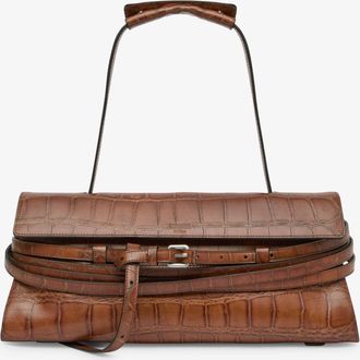 Moschino Sac &agrave; bandouli&egrave;re Moschino Tie Me - Leather