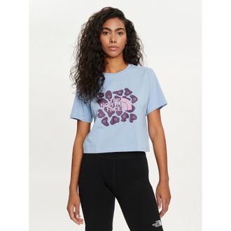 The North Face T-Shirt NF0A880M Blau Regular Fit