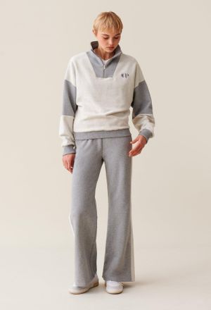 Claudie Pierlot Sweatshirt col montant zippé