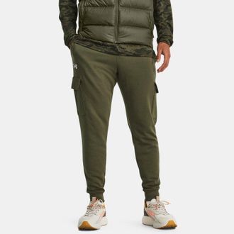 Under Armour Rival Fleece Cargo-Jogginghose für Herren Marine OD Grün / Weiß XXL