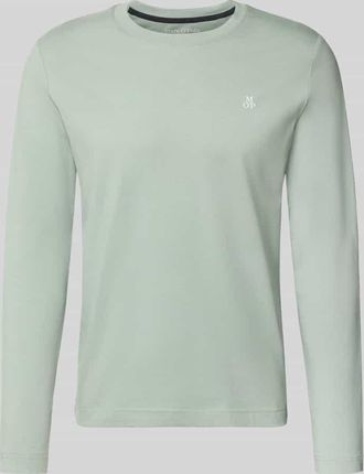 Marc O'Polo Shaped Fit Langarmshirt aus reiner Baumwolle