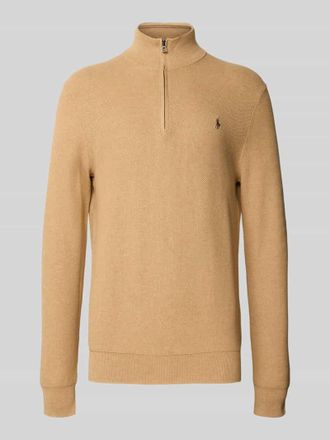 Polo Ralph Lauren Regular Fit Troyer mit Label-Stitching