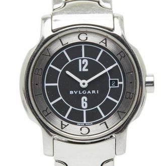 Bulgari Montre Vintage Pre-owned - Femme - Pre-owned - Noir - Taille: ONE Size