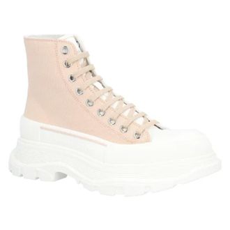 Alexander McQueen Canvas boots - - Shoes - Damen - Wei&szlig; - 37 1/2 EU