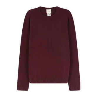 Alysi Femme, Pulls, Rouge, Taille: 38 FR Pulls &agrave; col rond