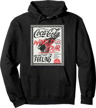 Coca Cola Ware You Cant Beat The Feeling World Tour Retro Poster Pullover Hoodie