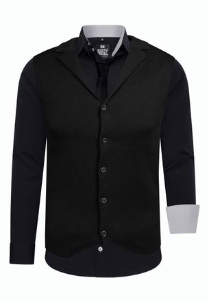 Rusty Neal Hemd mit Weste und Krawatte 3-teilig