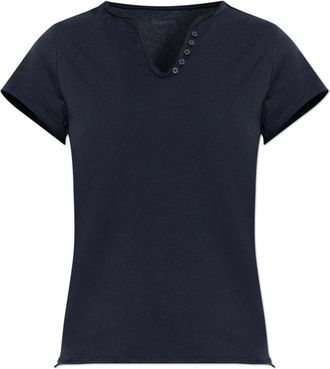 Zadig&Voltaire Femme, Tops, Bleu, Taille: 36 FR T-shirt Tunisien