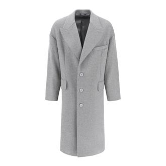 Dolce & Gabbana Homme, Manteaux, Gris, Taille: M Cappotto