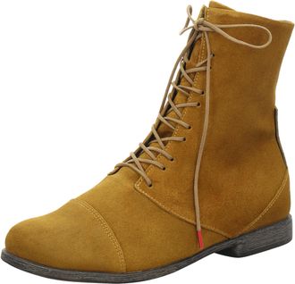 Think Damen AGRAT Leder gefütterte nachhaltige Stiefelette, Narzisse, 40.5 EU