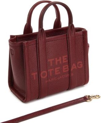 Marc Jacobs Sac cabas The Leather Micro Tote Bag