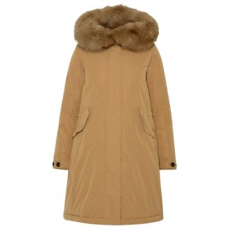 Woolrich Femme, Manteaux, Brun, Taille: 36 FR Keystone Parka