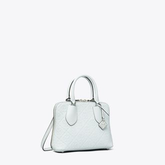 Tory Burch Damen Mini Swing Henkeltasche aus Leder mit T-Monogramm