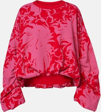 Dries Van Noten Sweatshirt aus Baumwoll-Jersey