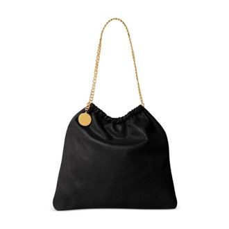 Stella McCartney Sac cabas Frayme petit mod&egrave;le nou&eacute; - Femme - Sacs - Noir - Taille: ONE Size