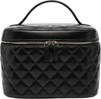 Chanel Sac Vanity Pre-owned - Femme - Pre-owned - Noir - Taille: ONE Size