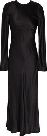 8 by YOOX SILK OPEN-BACK MAXI DRESS